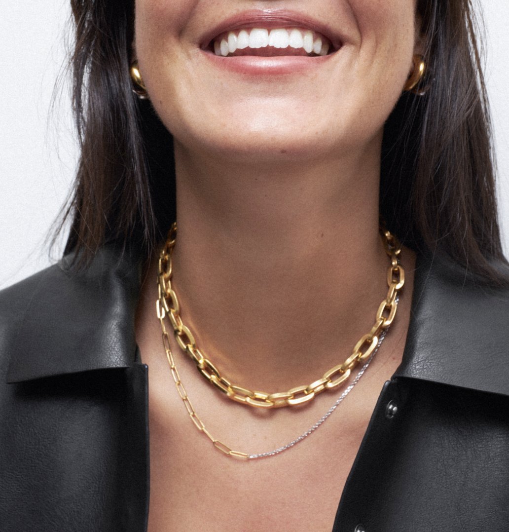 Colares CINCO — Joias em Prata 925 e Ouro 18k